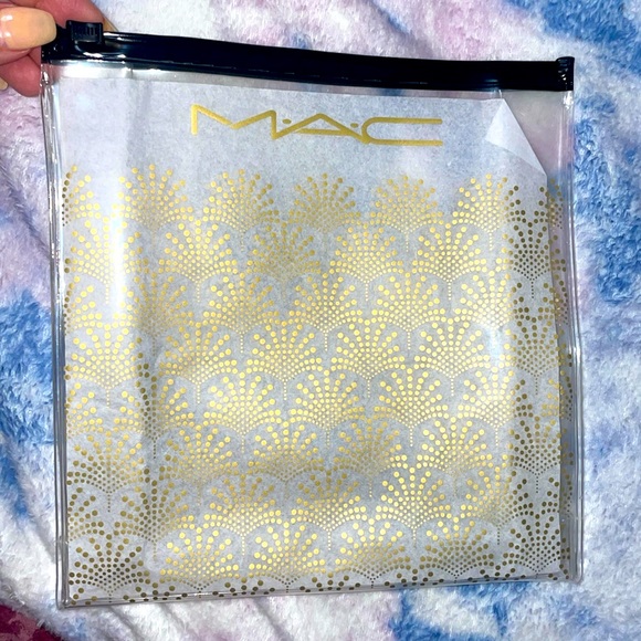 MAC Cosmetics | Bags | Mac Cosmetics Plastic Slideopen Bag | Poshmark